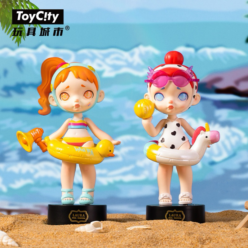 [[แบบสุ่ม ]] LAURA Swimming Pool Fight Series Toycity | Shopee Thailand