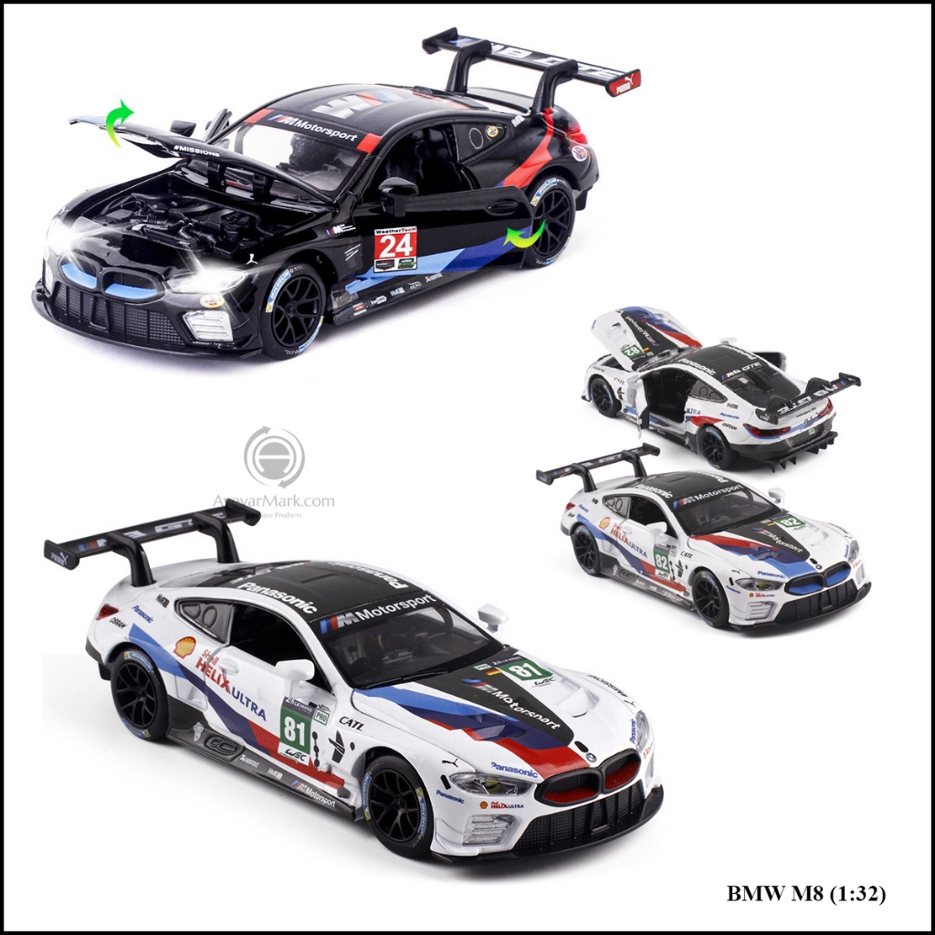 Diecast Metal BMW M8 with packing box (1:32) | Shopee Thailand
