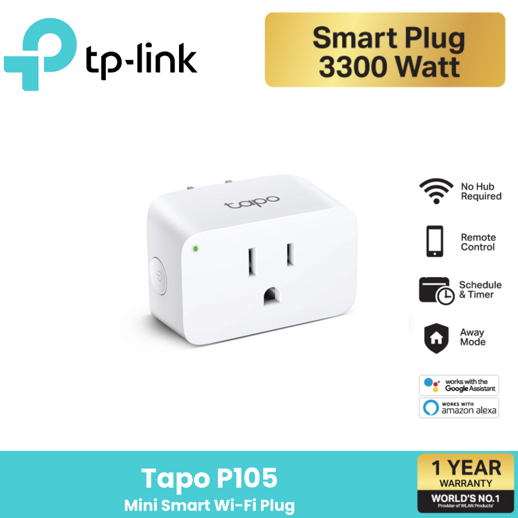 TP-Link Tapo P105 Mini Smart Wi-Fi Plug ปลั๊กอัจฉริยะ สามารถสั่งการด้วย ...