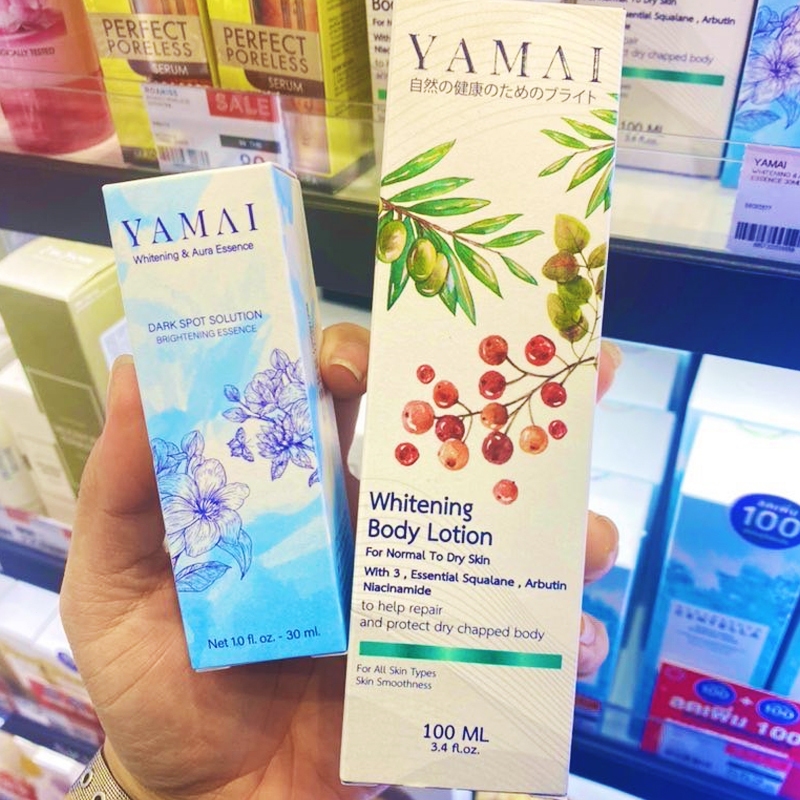YAMAI Whitening Body Lotion โลชั่นบํารุงผิวกาย สําหรับบํารุงผิวกาย 15ml ...