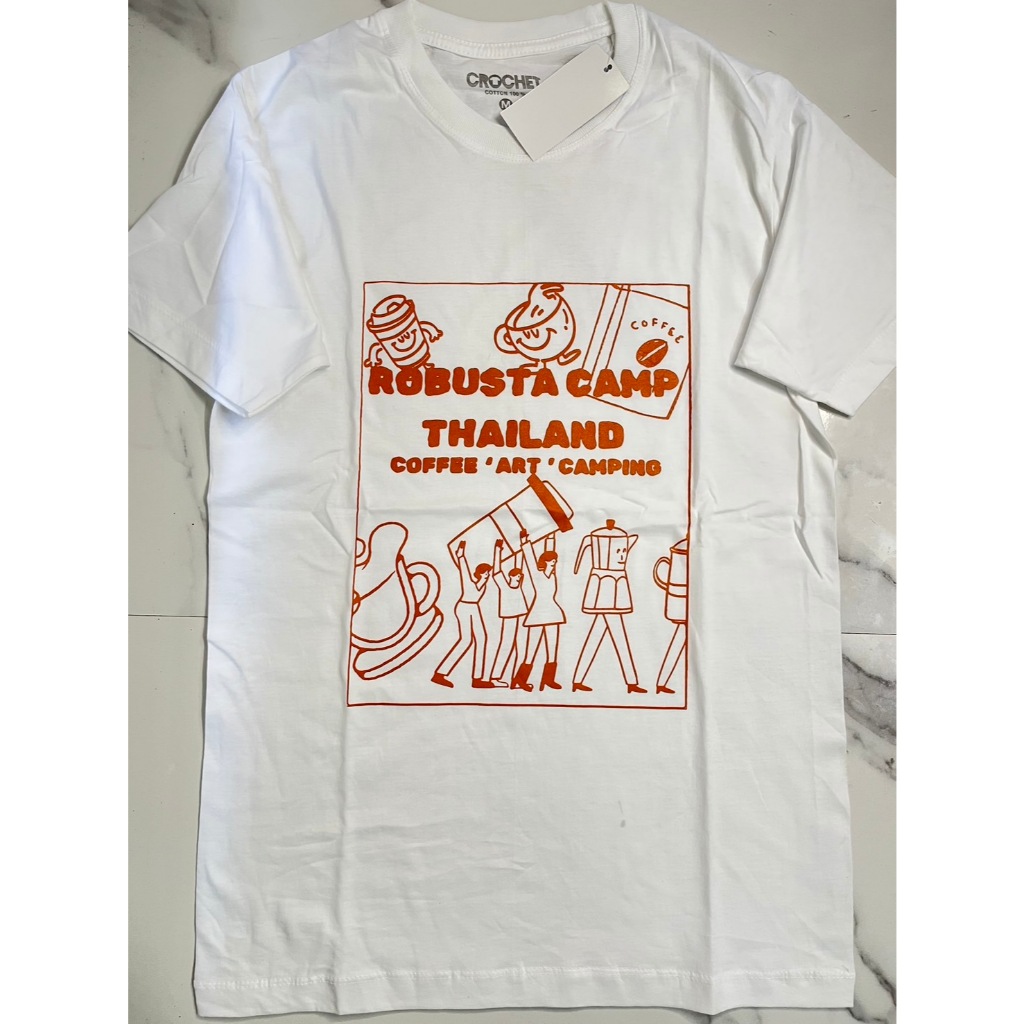 Gong coffee เสื้อ งาน Robusta camp thailand #1 | Shopee Thailand