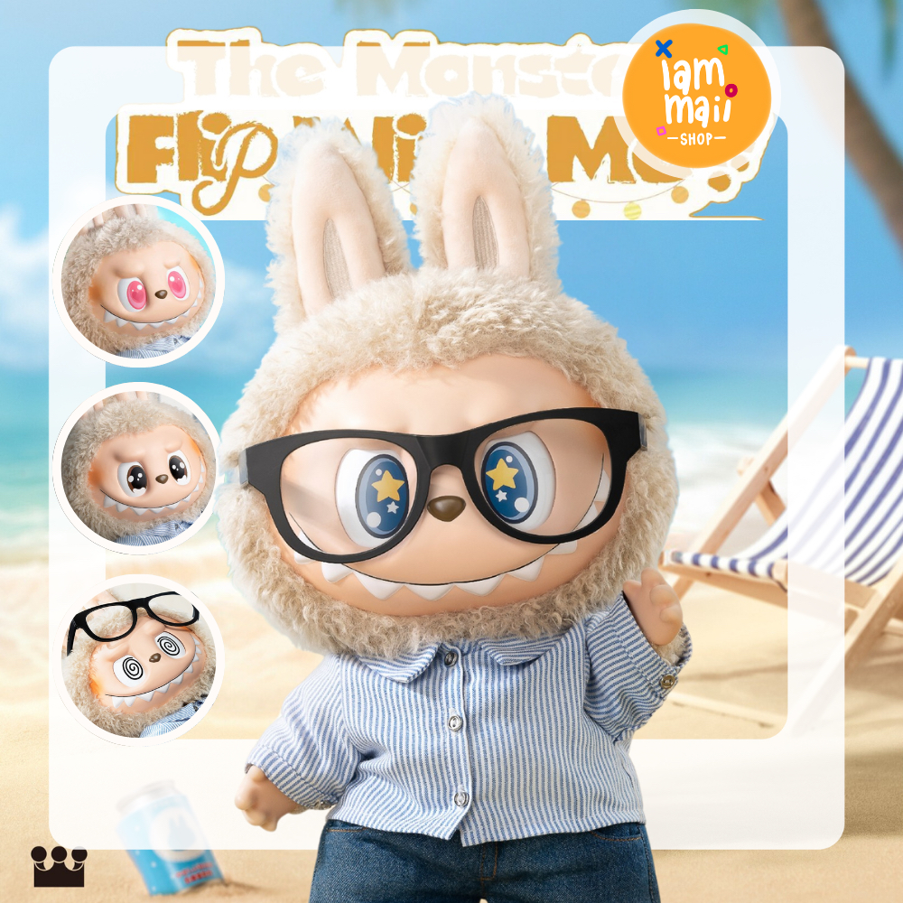 [ตัวเดี่ยว] Labubu Flip With Me Vinyl Plush Doll พร้อมส่ง | Shopee Thailand