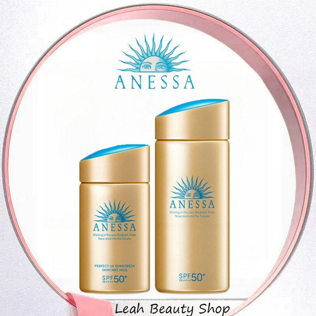 Anessa Perfect Uv Sunscreen Skincare Milk Spf 50+ Pa++++ 90ml เนื้อบาง ไม่เหนียวเหนอะหนะ กัน ...