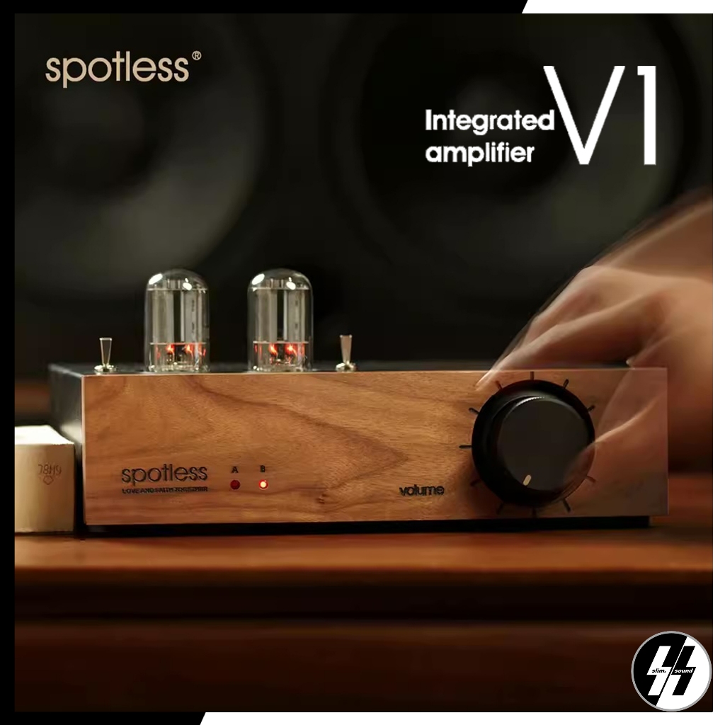 แอมป์หลอด | spotless - V1 | Vacuum Tube 6n8p integrated amplifier ...