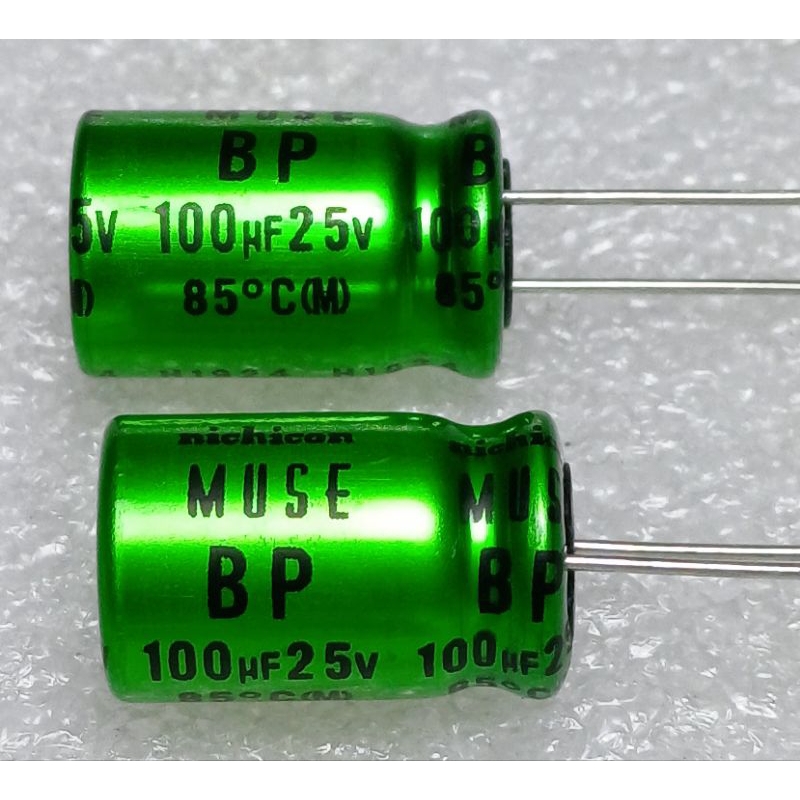 Nichicon MUSE ES BP 100uf 25v Bipolar Capacitor bipolar bp คาปาซิเตอร์ ...