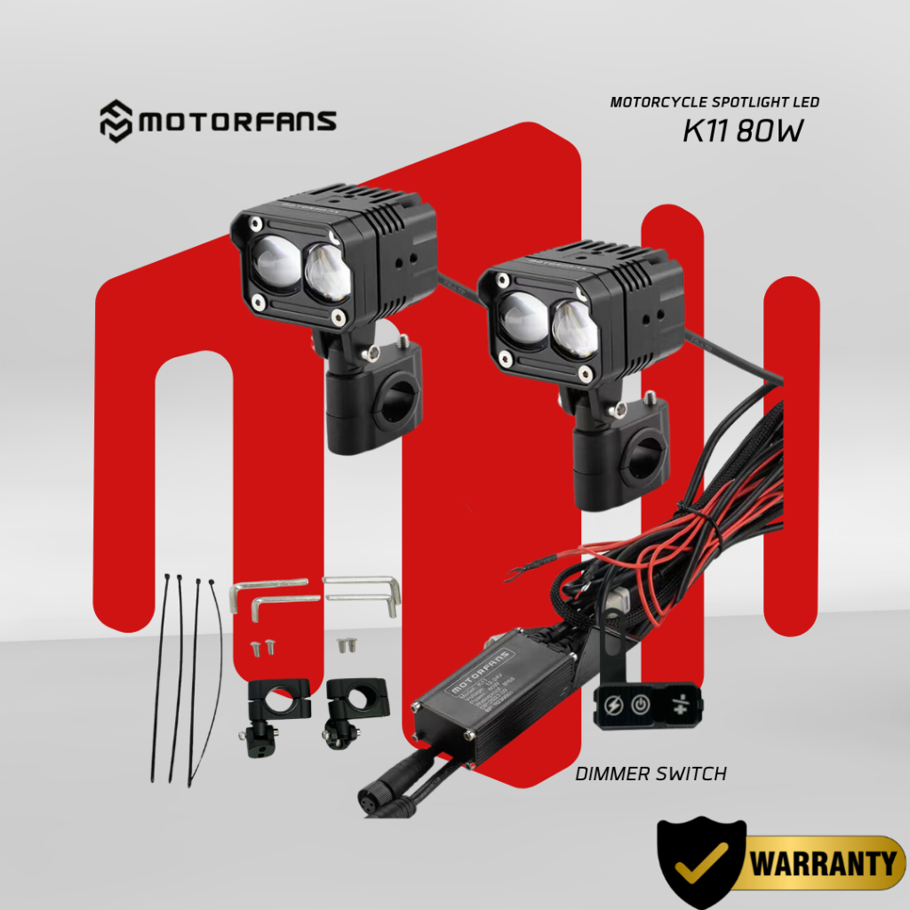 ไฟสปอร์ตไลท์ K11 80W LED FULL SET IP68 DIMMER SWITCH สามารถเพิ่ม-ลดแสง ...