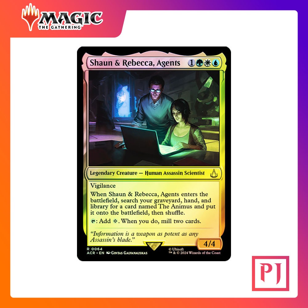 [MTG] Shaun & Rebecca, Agents [ACR] [MULTI] [RARE] [FOIL] [ENG] (การ์ด ...