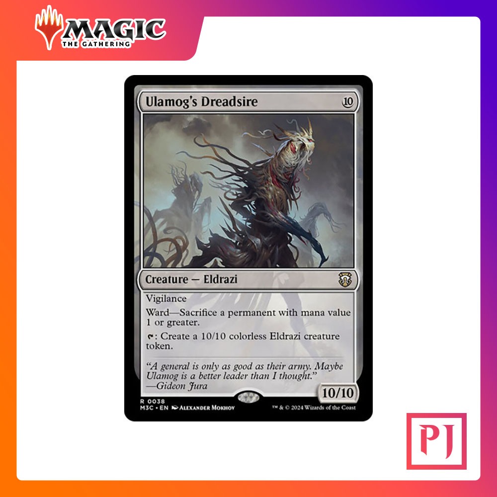 [MTG] Ulamog's Dreadsire [M3C] [CLEAR] [RARE] [NORMAL] [ENG] (การ์ดเม ...