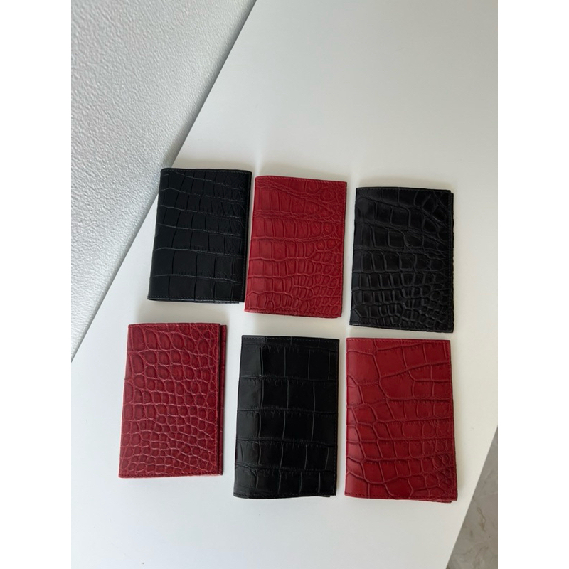 ⚡️พร้อมส่ง⚡️ RATCHA_กระเป๋าหนังจระเข้แท้ กระเป๋าใส่พาสปอร์ต passport ...