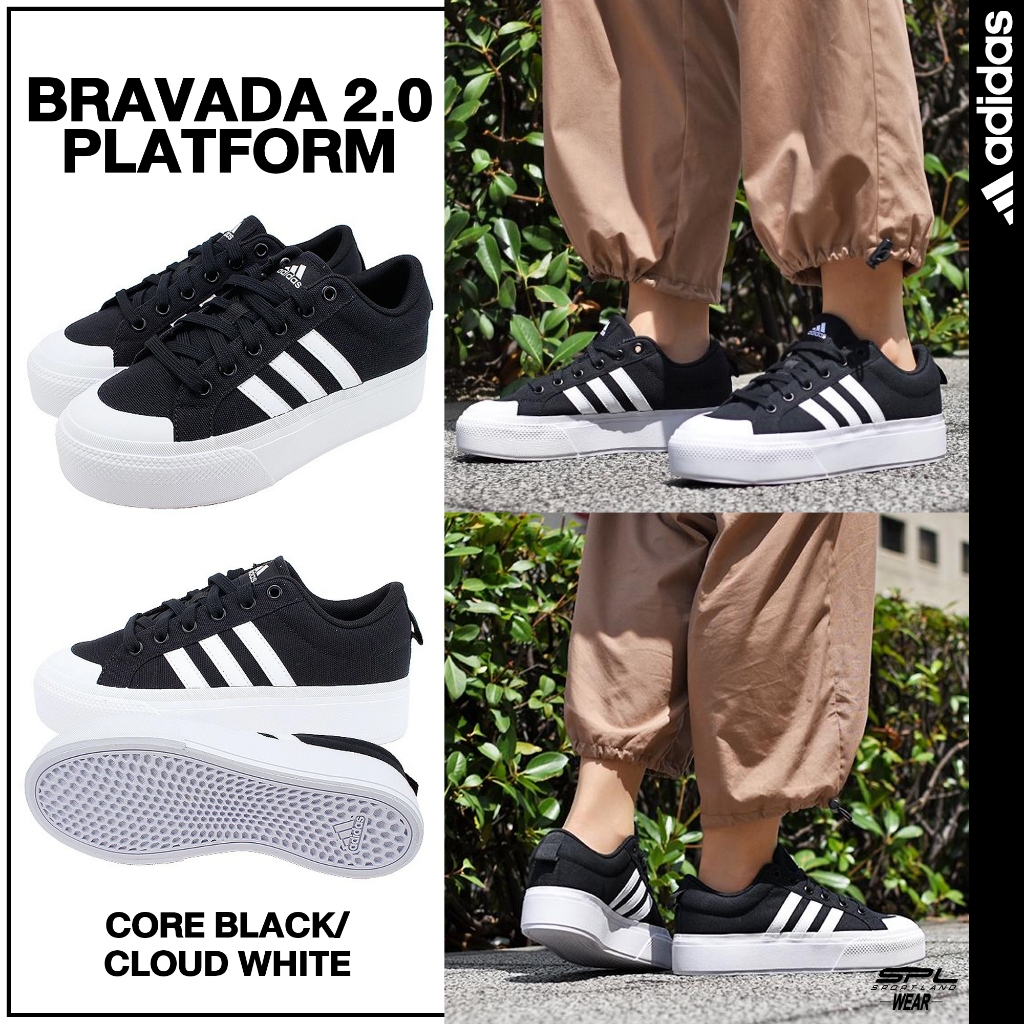 Adidas อาดิดาส รองเท้าผ้าใบ รองเท้าแฟชั่น W Bravada 2.0 IE2310 (2000 ...