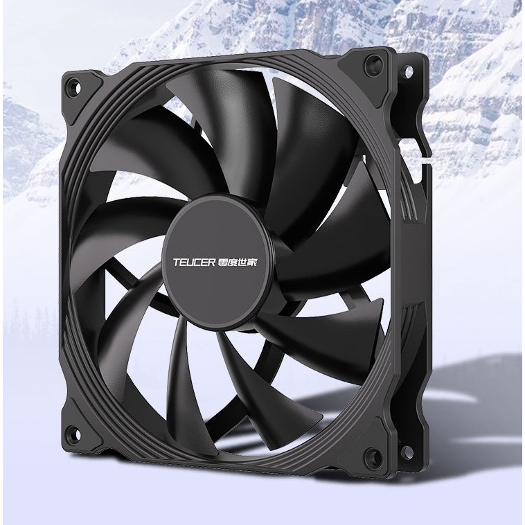 พัดลมเคส 14 ซม. TEUCER AF-14025 PC Fan 140mm Case Fan 4Pin PWM 600 ...