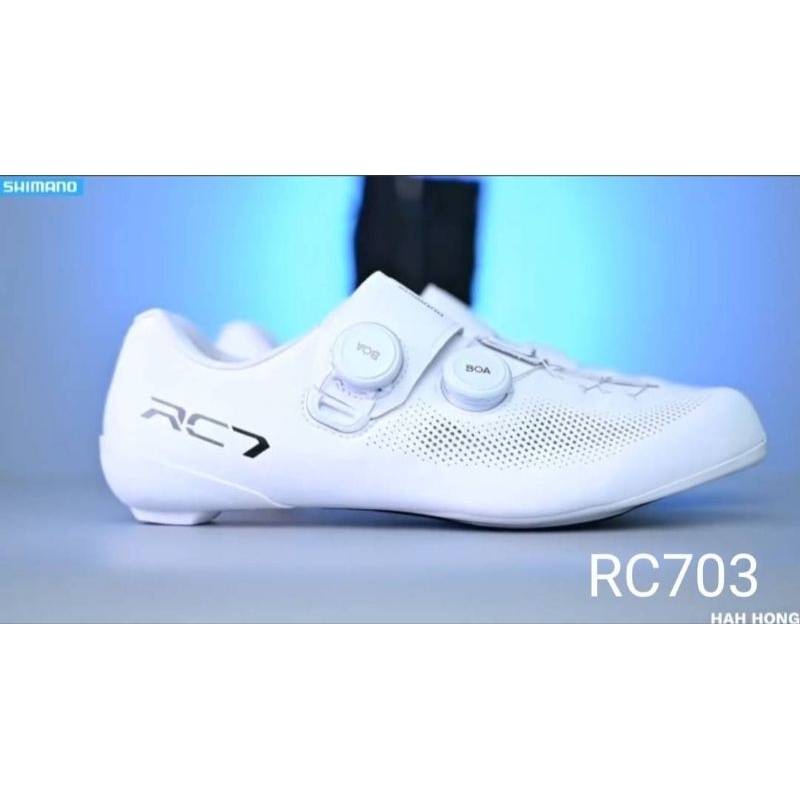 ️ ส่งด่วน SHIMANO RC703 WIDE Cycling Shoes รองเท้าเสือหมอบพื้นคาร์บอน ...