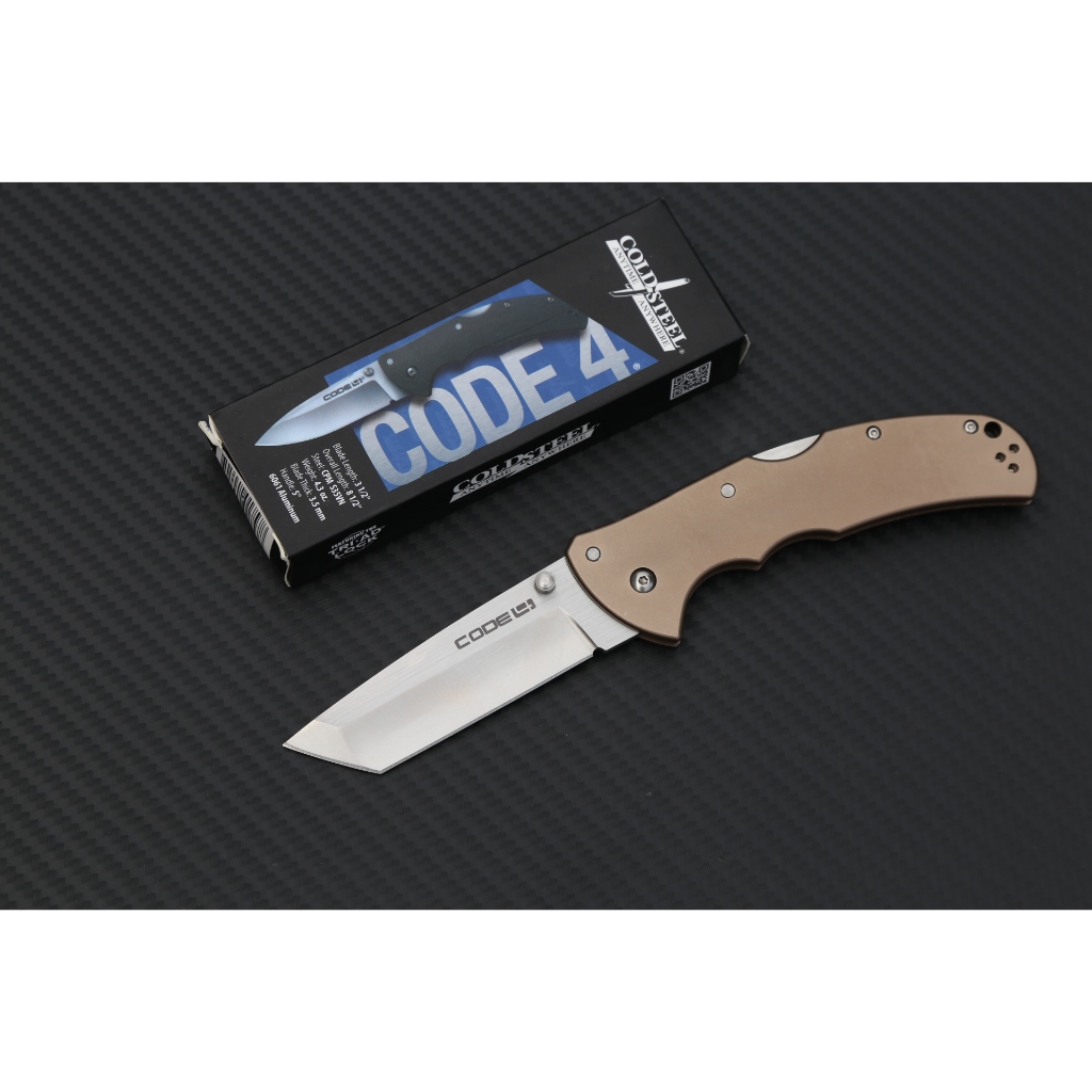 มีด Cold Steel Code-4 TANTO Lockback Knife (3.5" Satin S35VN),58PS OEM ...