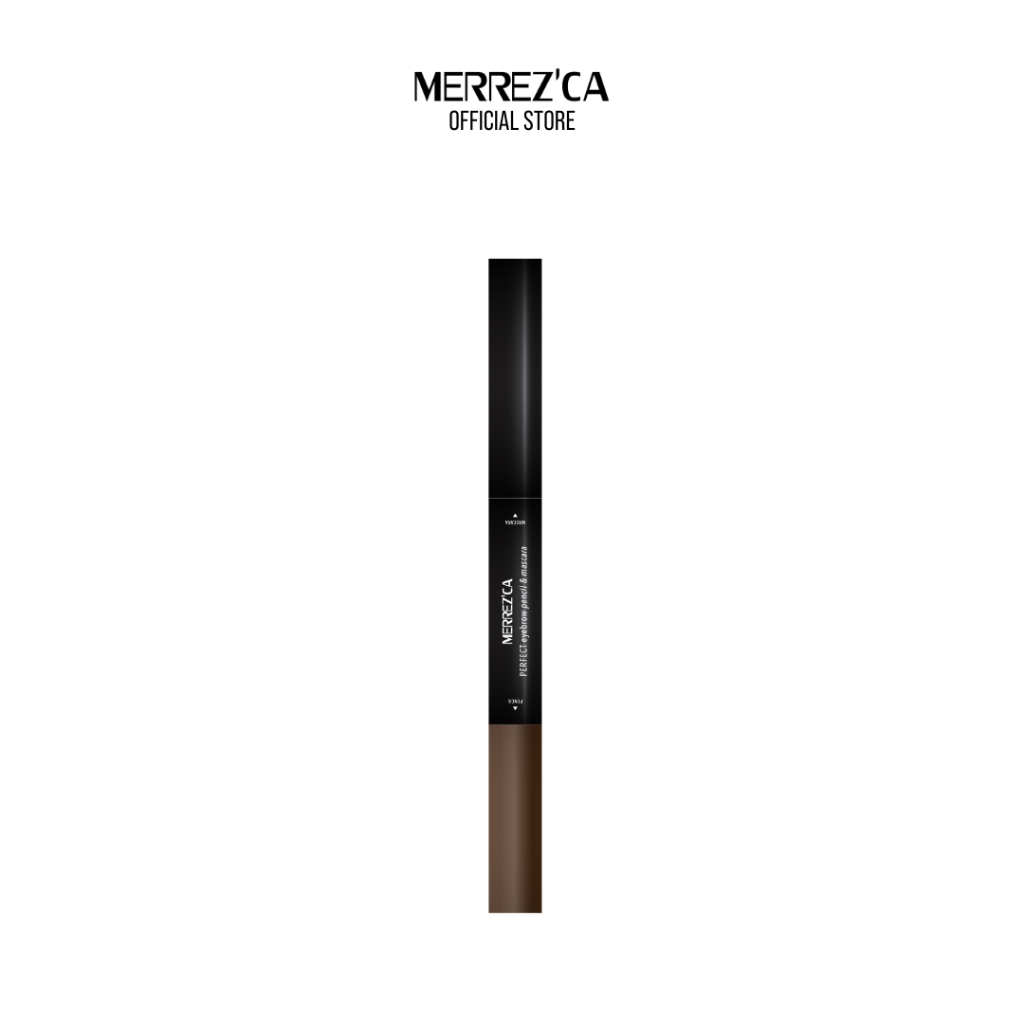 Merrezca Perfect Eyebrow Pencil & Mascara #Deep Brown ดินสอเขียนคิ้วและ ...