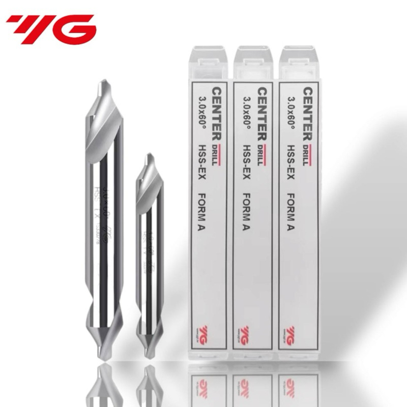 ดอกนำศูนย์ HSS 60องศา ยี่ห้อ YG สีเงิน - CENTER DRILL HSS | Shopee Thailand