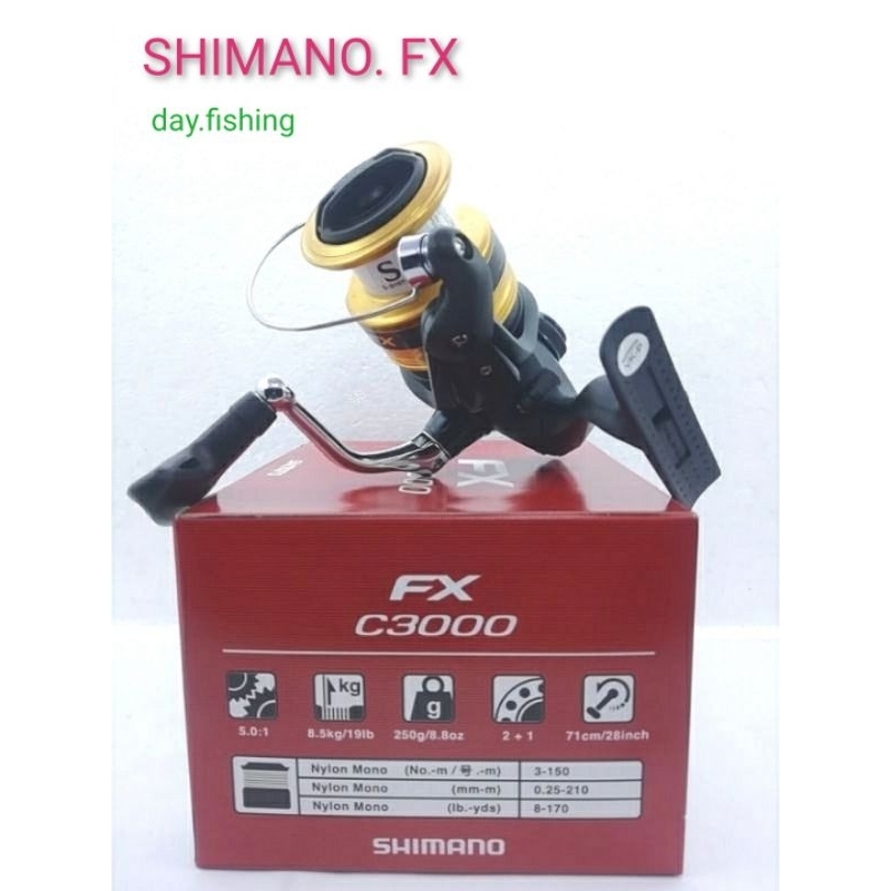 อุปกรณ์ตกปลา รอกสปิน. SHIMANO.FX1000 - 4000 | Shopee Thailand