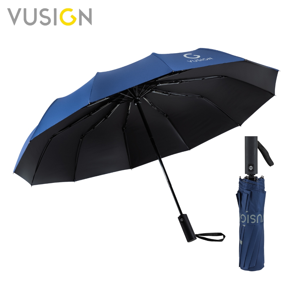 Vusign ร่มอัตโนมัติ ร่มกันแดด UV เปิด-ปิดออโต้ กันแดดกันฝน น้ำหนักเบา พกพาสะดวก พับเก็บได้ ...