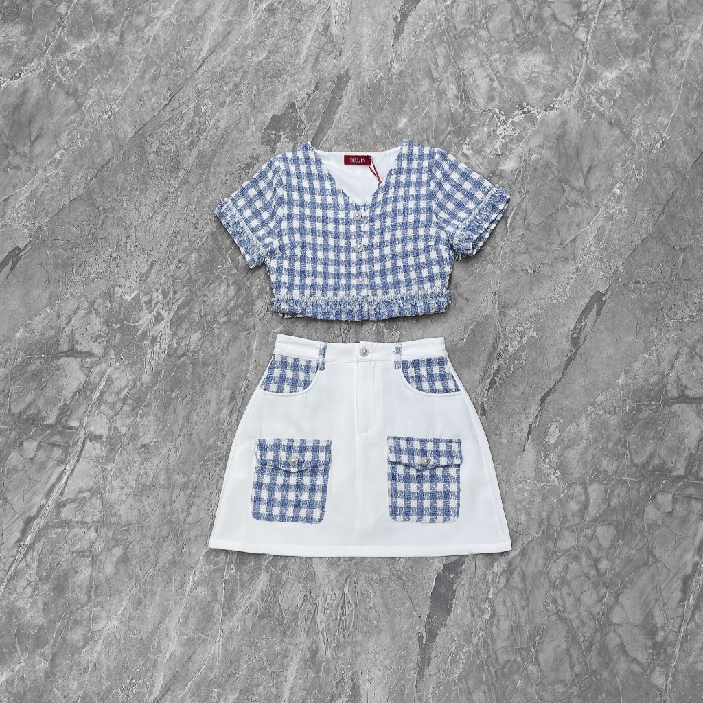 K625 BELLITA BRAND เซ็ท 2 ชิ้นผ้าทวิตเนื้อนุ่มใส่สบาย ทำงาน คาเฟ่ เดินทาง | Shopee Thailand