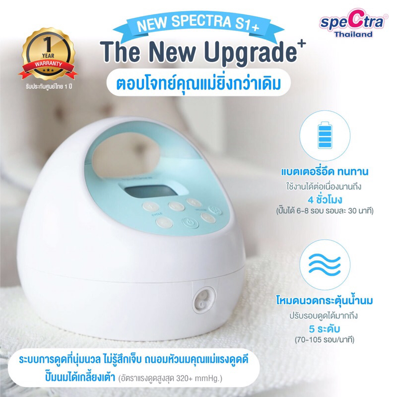 โฉมใหม่New Spectra S1+อัพเกรดฟังก์ชันใหม่ใช้งานดีกว่าเดิม | Shopee Thailand