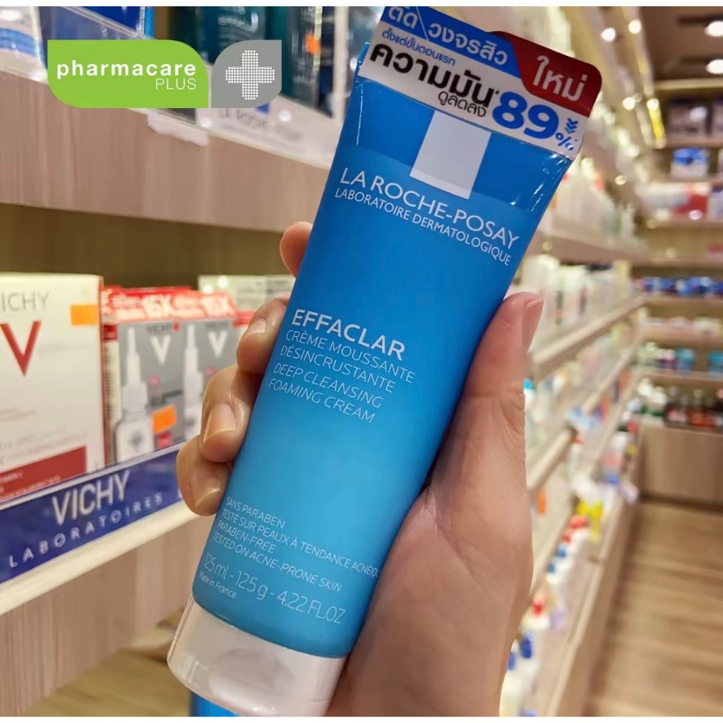 แท้💯ฉลากไทย La Roche Posay Effaclar Deep Cleansing Foam Cream 125 ml ...