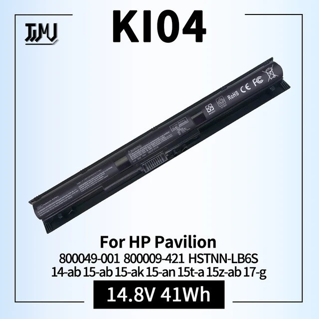 Battery for HP 800049-001 K104 800010-421 KI04 KIO4 HSTNN-LB6R 17 ...