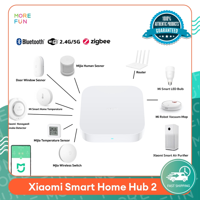 Global Version Mi Smart Hub 2 gateway เกตเวย์มัลติฟังก์ชั่น mihone APP ...