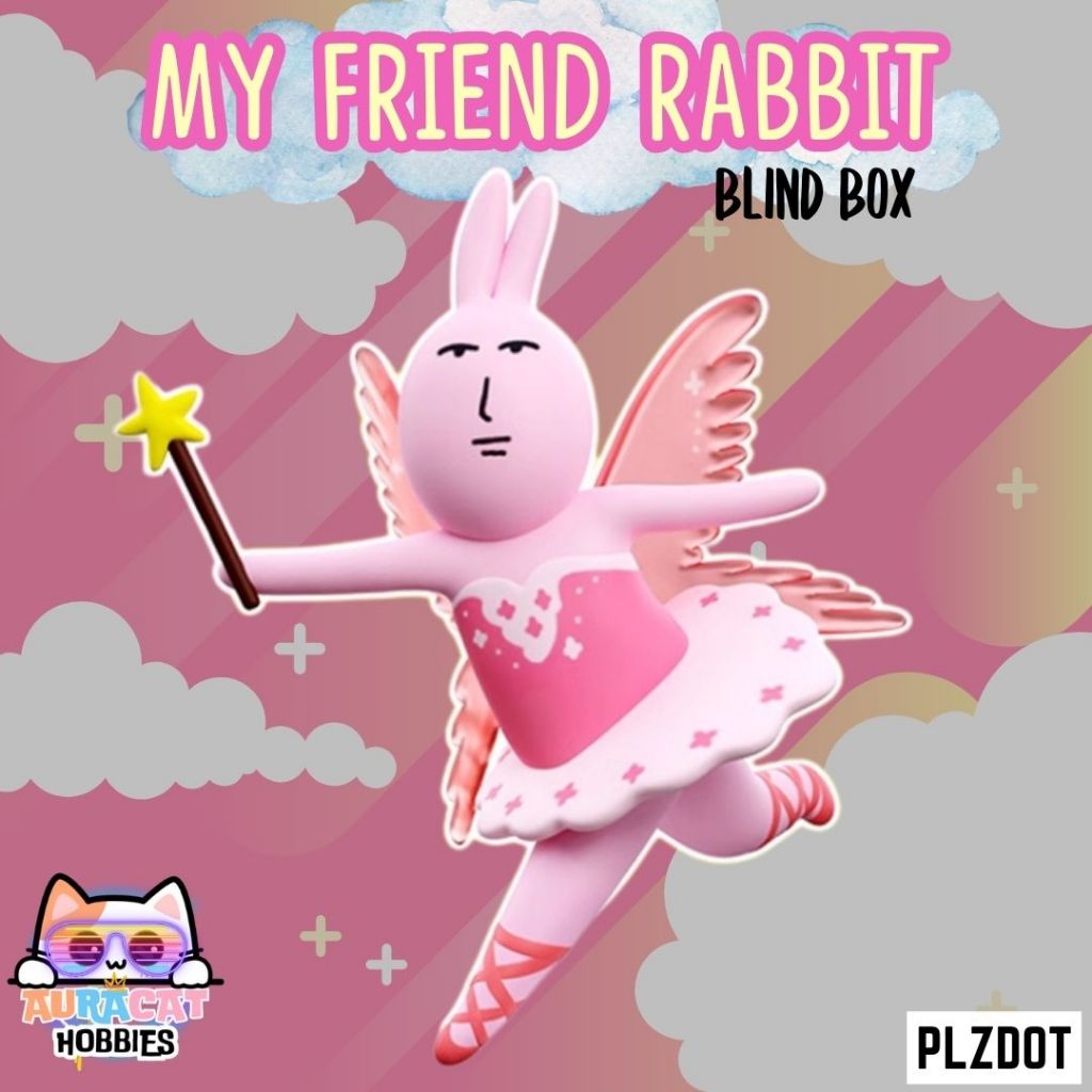 (พร้อมส่งในไทย) กล่องจุ่มโมเดล MY FRIEND RABBIT Figure Blinf Box ...
