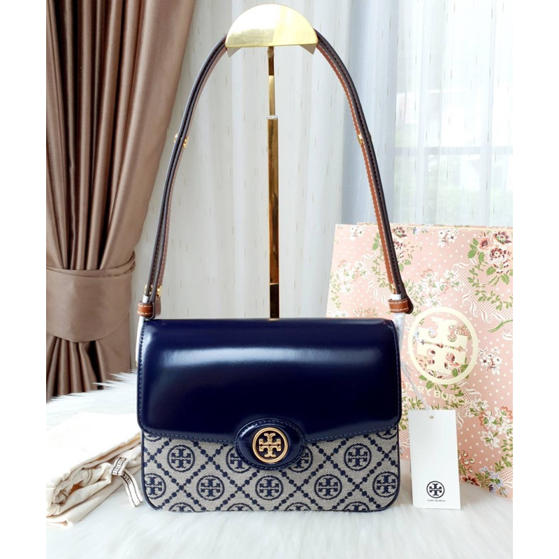 งานshop มีหลายสี Robinson T Monogram Convertible Shoulder Bag 152306 ...
