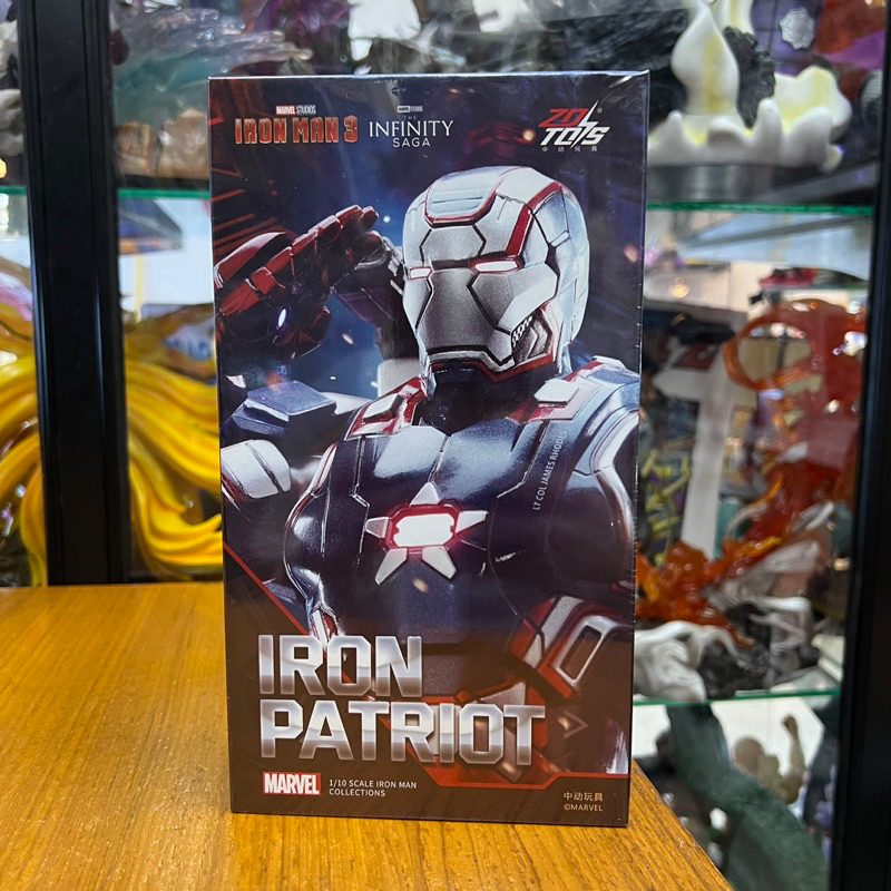 โมเดล ไอรอนแมน Iron Patriot 🔥ZD Toy Marvel🔥 แซดดีทอย สูง 18-20CM Model ...