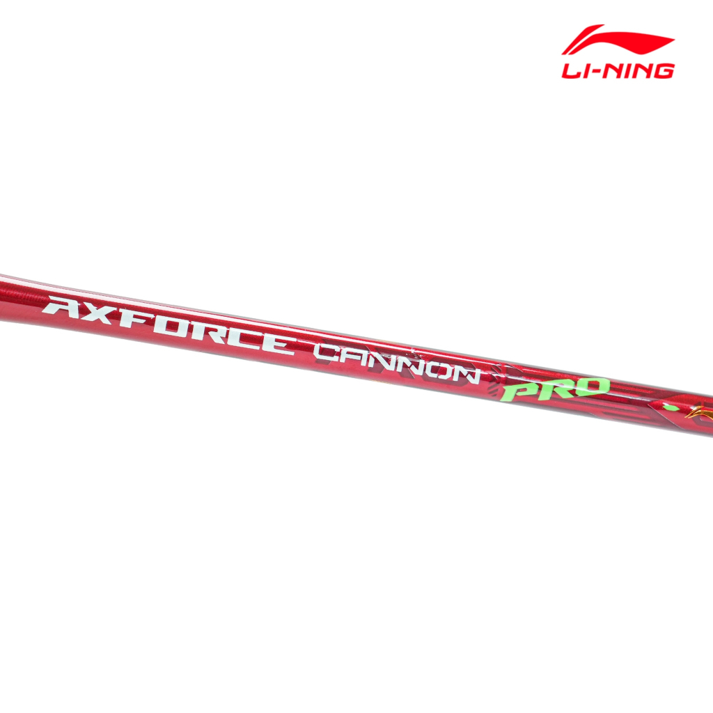 ไม้แบดมินตันLINING BADMINTON RACKET-AXFORCE CANNON PROแดง(4U,5U)ฟรีเอ็น ...