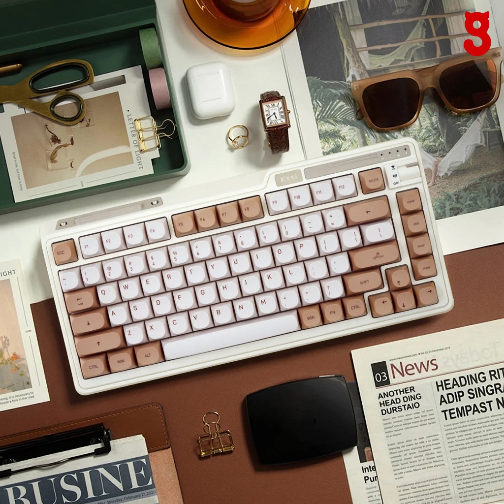 (พร้อมส่งจากไทย) คีย์แคป ENG Sweet Tiramisu NPKC keycap set PBT ...