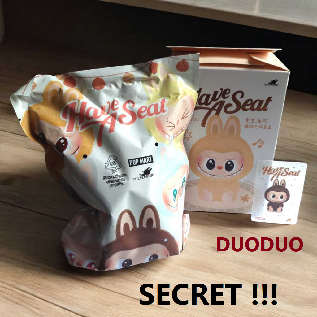 POPMART Labubu V2 THE MONSTERS HAVE A SEAT : DUODUO : Secret Edition ...