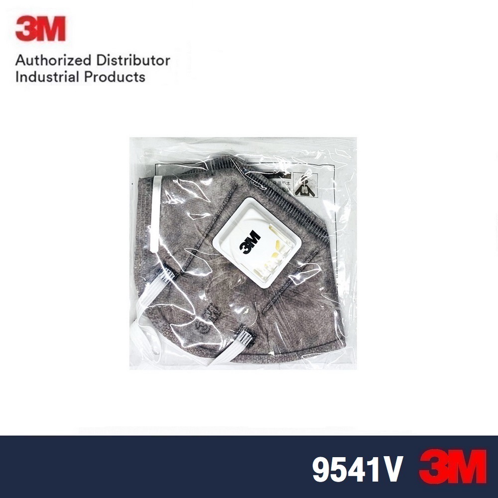 3M 9541V P2 CARBON (1ชิ้น) หน้ากากป้องกันฝุ่นละออง กลิ่น พร้อมวาล์ว (รุ่นเกียวหู) | Shopee Thailand
