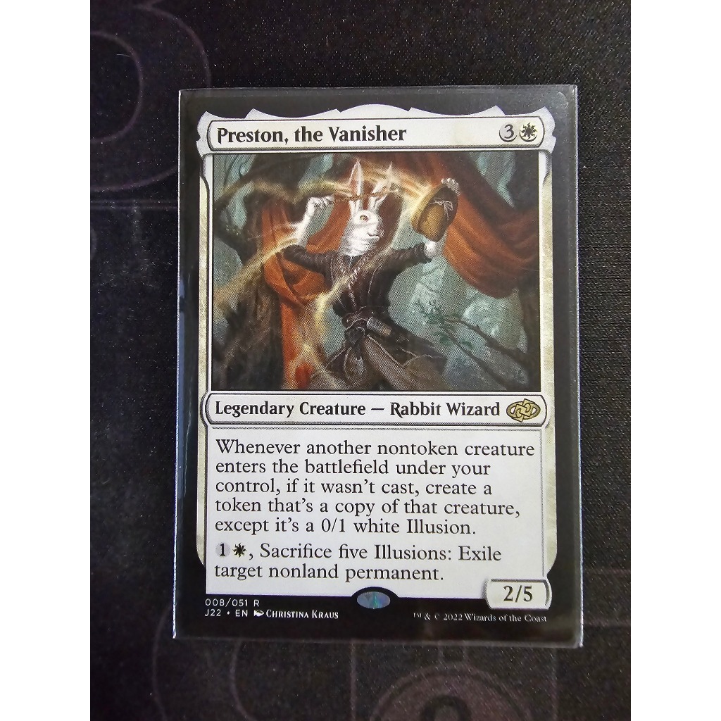 การ์ด Magic the Gathering : Preston, the Vanisher รุ่น Jumpstart 2022 ...