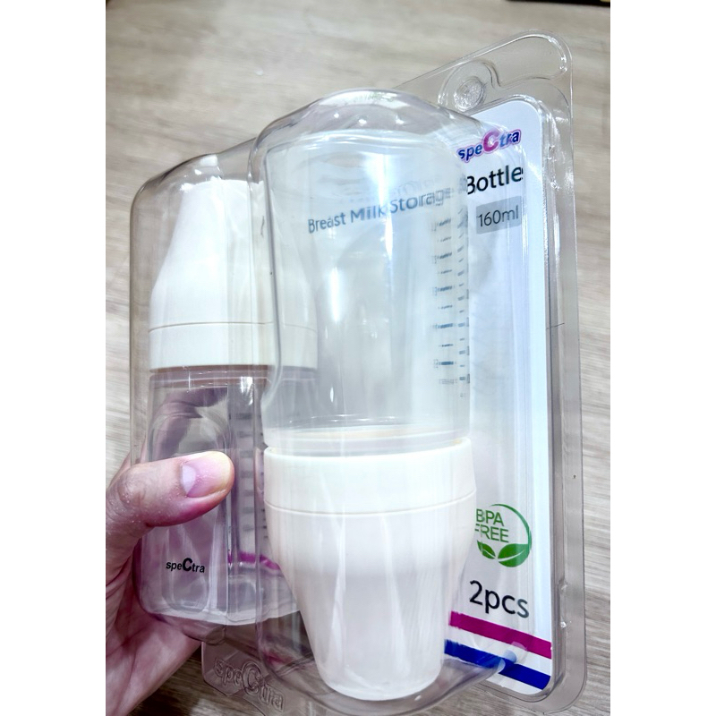 🍼ขวดนม Spectra ขวดนม คอกว้าง ใช้เป็นขวดต่อกรวยปั๊มนม Spectra ได้ ขนาด 5 ออนซ์ | Shopee Thailand