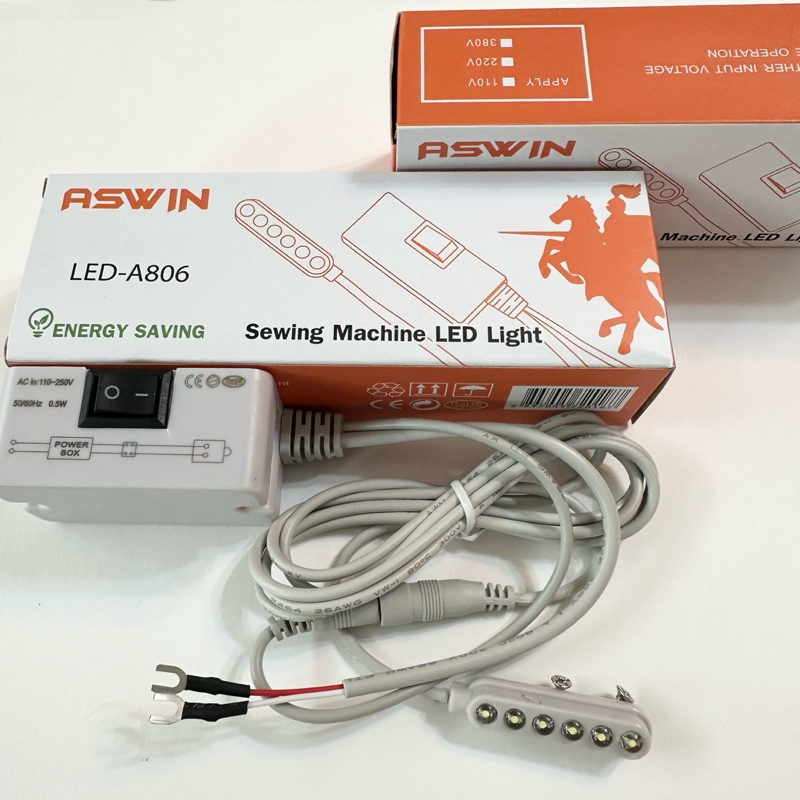 ไฟติดจักร,Aswin LED-A806,หลอดไฟ6ดวง,ราคาต่อชุด | Shopee Thailand