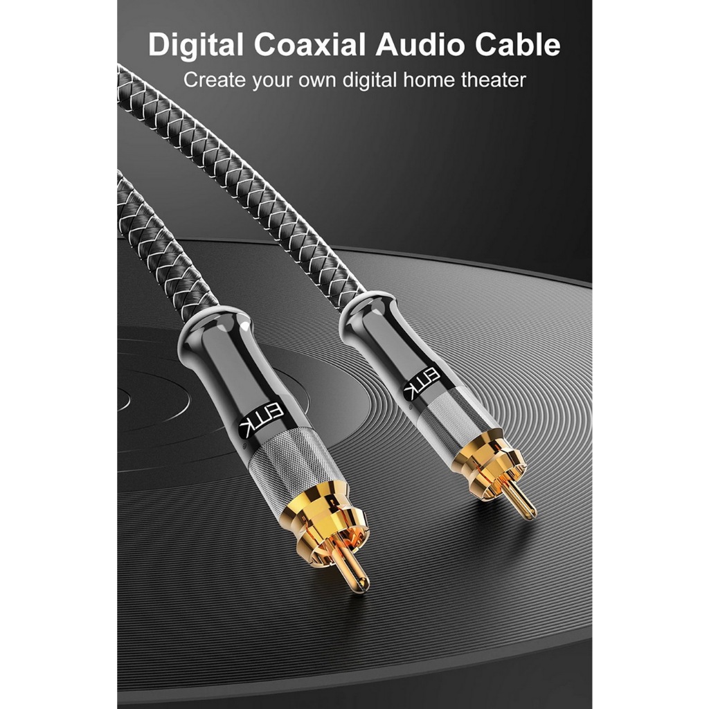 [-ประกันศูนย์ไทย-] ERTK Silver Coaxial สายสัญญาณ SPDIF , RCA ใช้วัสดุ ...