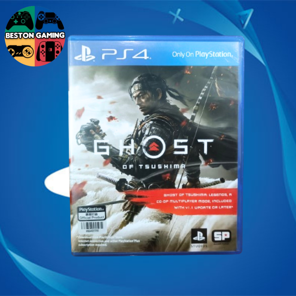PS4 แผ่น ps4 Ghost of Tsushima (รองรับภาษาไทย🇹🇭) เกมภาพสวย แนว Open ...