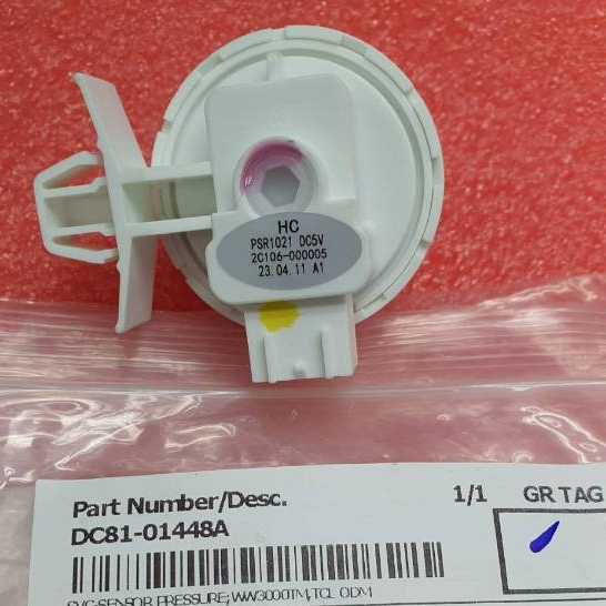 อะไหล่ใหม่แท้100%DC81-01448A/SAMSUNG/เซนเซอร์เพลสเชอร์เครื่องซักผ้าซมั ...