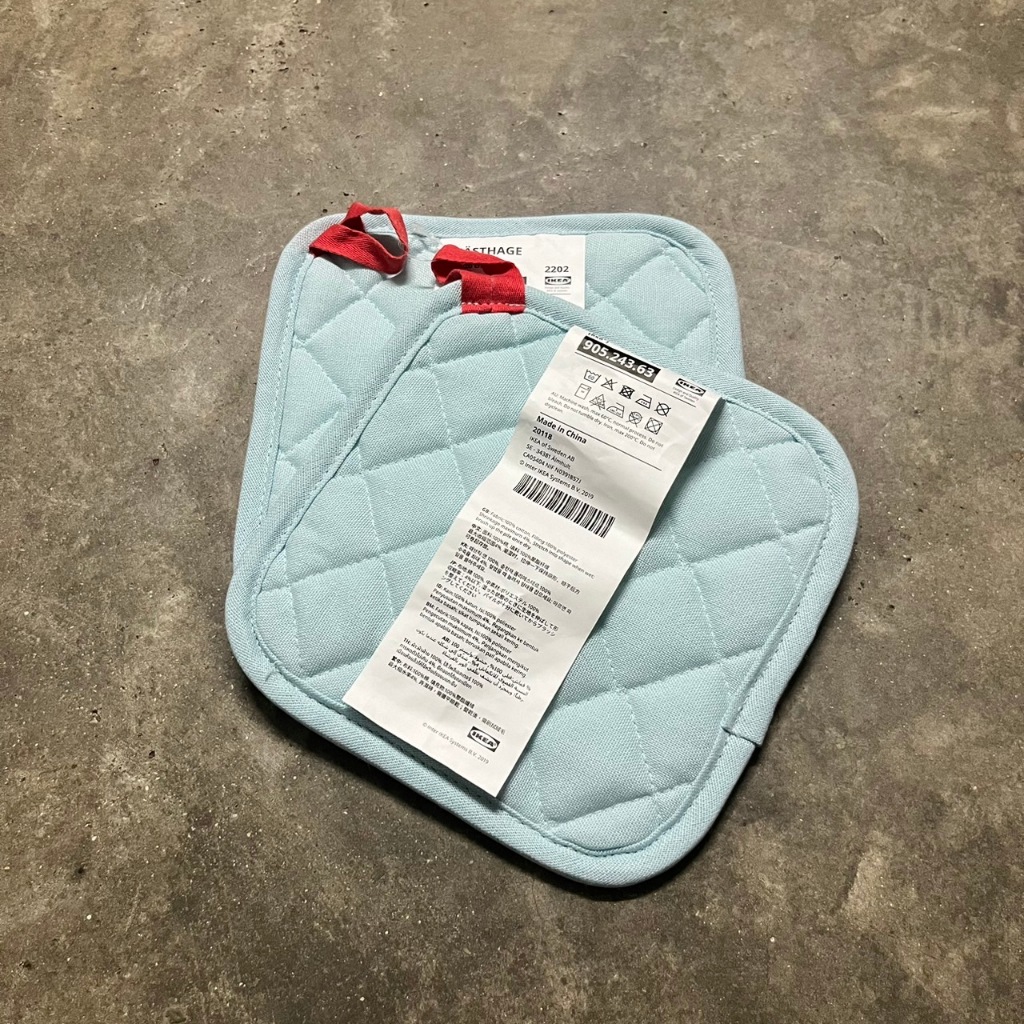 พิเศษ IKEA HASTHAGE - อิเกีย ถุงซิปล็อก ผ้าจับของร้อน ที่รองหม้อ ลดราคา ...
