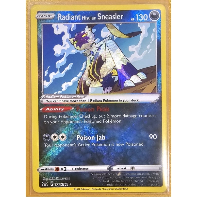 [การ์ดโปเกมอนลิขสิทธิ์แท้ EN] Radiant Rare Single แบบแยกใบ | Shopee ...