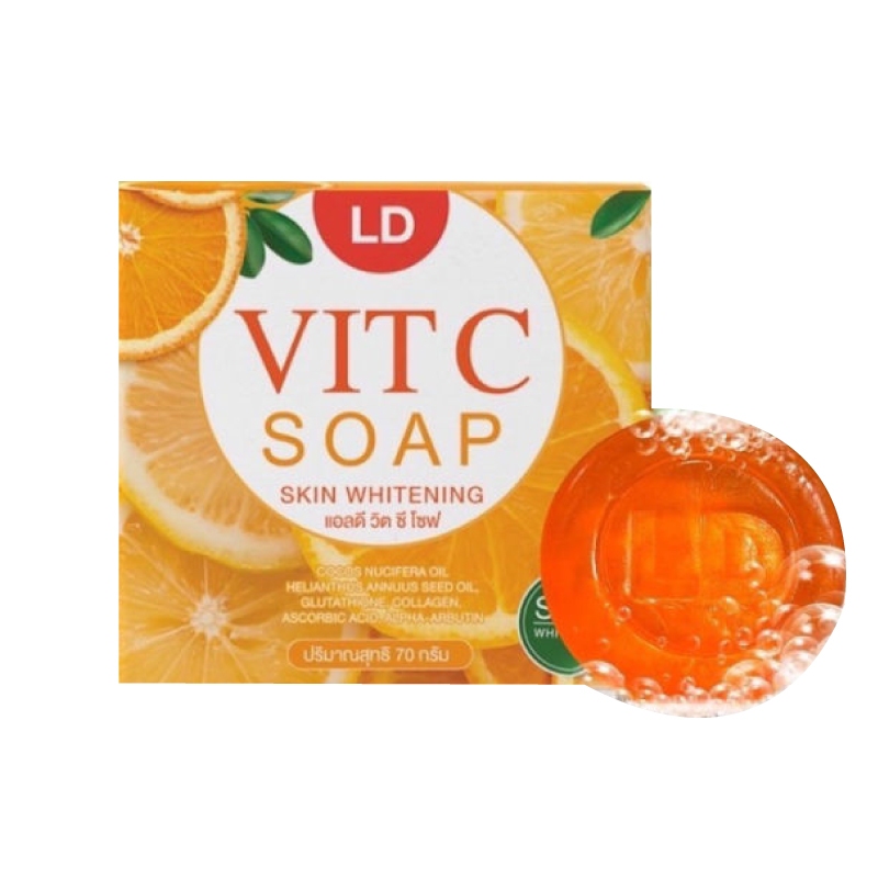 สบู่แม่ตั๊ก วิตซีโซฟ ขนาด 70 กรัม | LD VIT C SOAP | Shopee Thailand