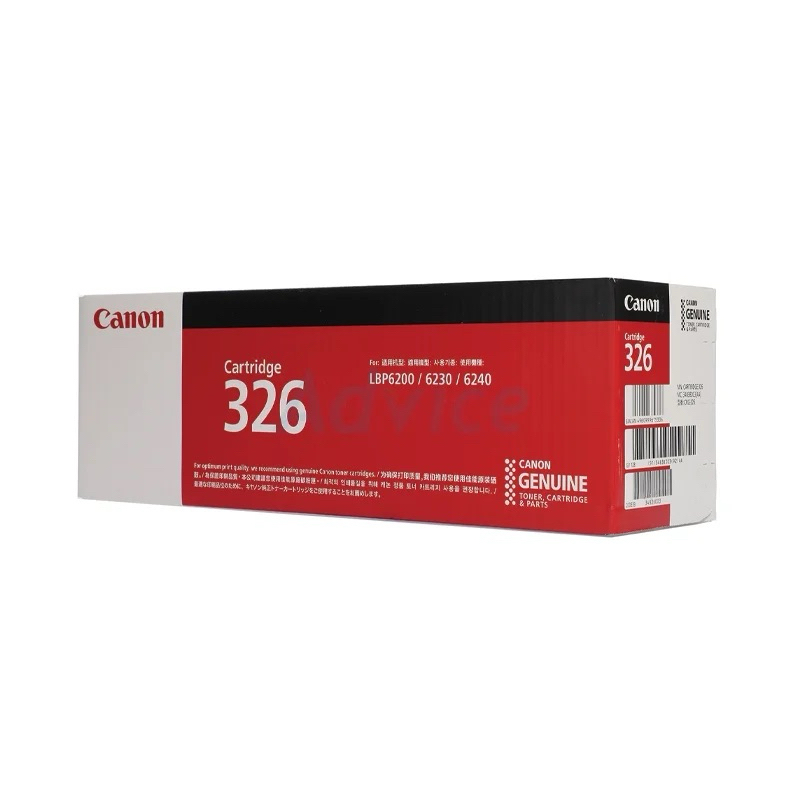Canon Cartridge 326 ตลับหมึกโทนเนอร์ สีดำ ของแท้ Black Toner Original ...