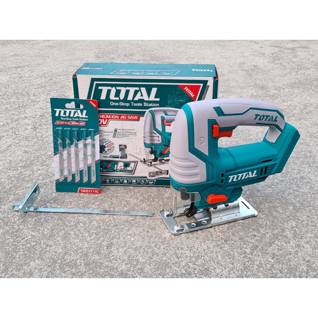 TOTAL เลื่อยจิ๊กซอว์ แบตเตอรี่ 20 โวลท์ รุ่น TJSLI8501 พร้อมใบเลื่อย ...