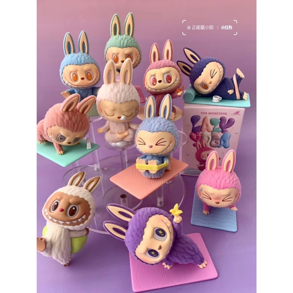พร้อมส่ง🇹🇭ทันที ไม่ต้องรอ🚚💨 🔥 Pop Mart x Labubu The Monsters LAZY YOGA ...