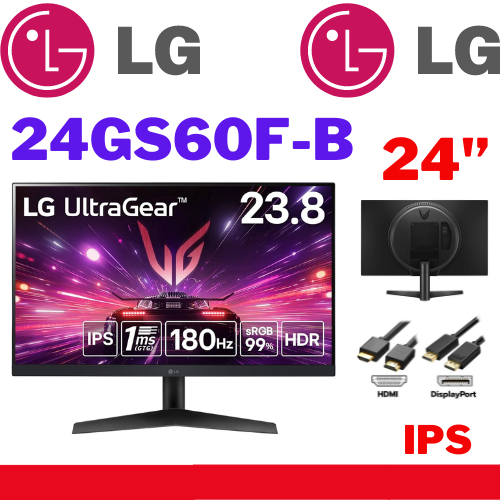 ⚡️ส่งด่วน (จอมอนิเตอร์) LG ULTRAGEAR 24GS60F-B - 23.8" IPS FHD 180Hz ...