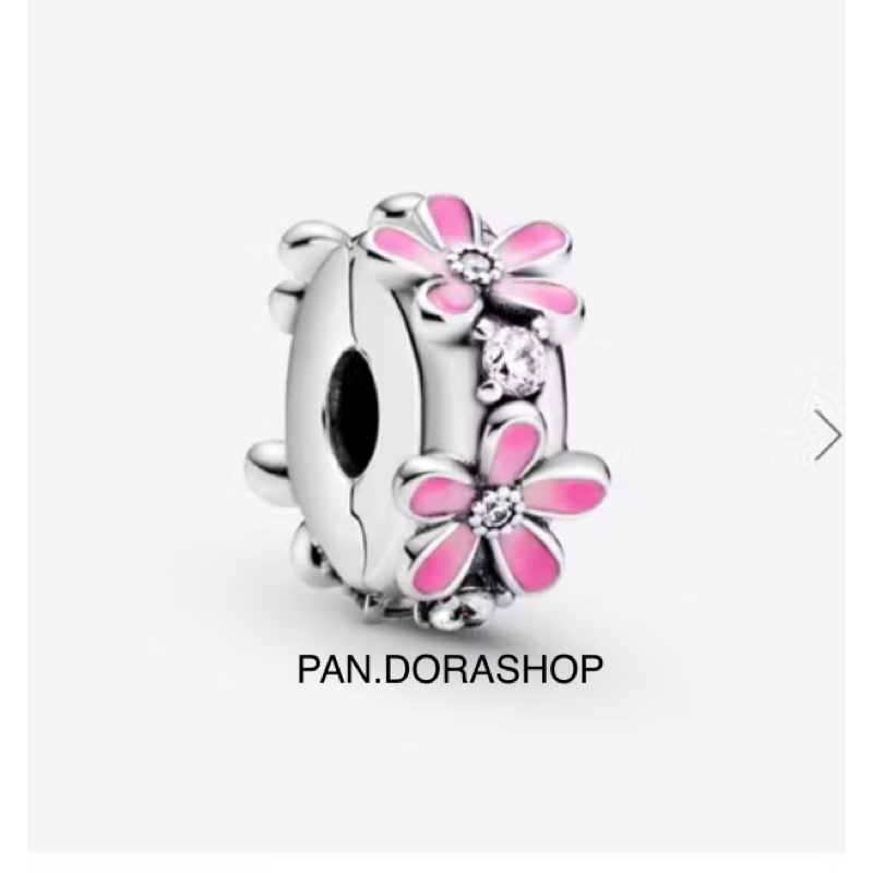 Pandora pink daisy clip แท้100% (ราคาต่อชิ้น) | Shopee Thailand