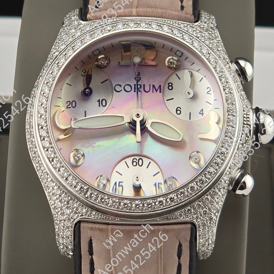 Corum Bubble 18k white gold&diamonds | Shopee Thailand