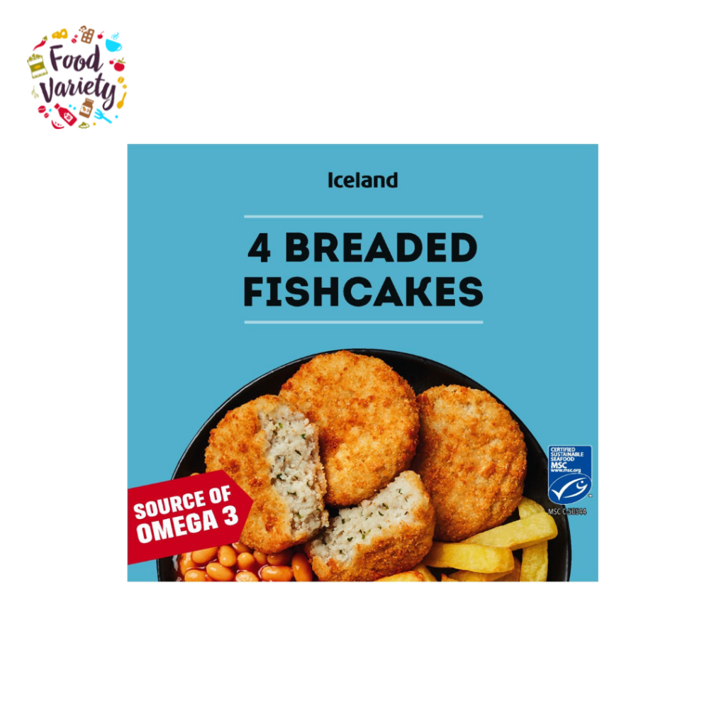 [BestBefore - 7May2025] Iceland 4 Pack Breaded Fish Cakes 200g ...