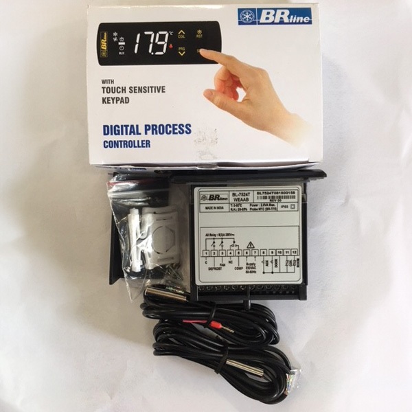 BRLine ชุดควบคุมอุณหภูมิระบบความเย็น (Refrigeration temp controller) รุ่น BRLN-SZ-7524T | Shopee ...